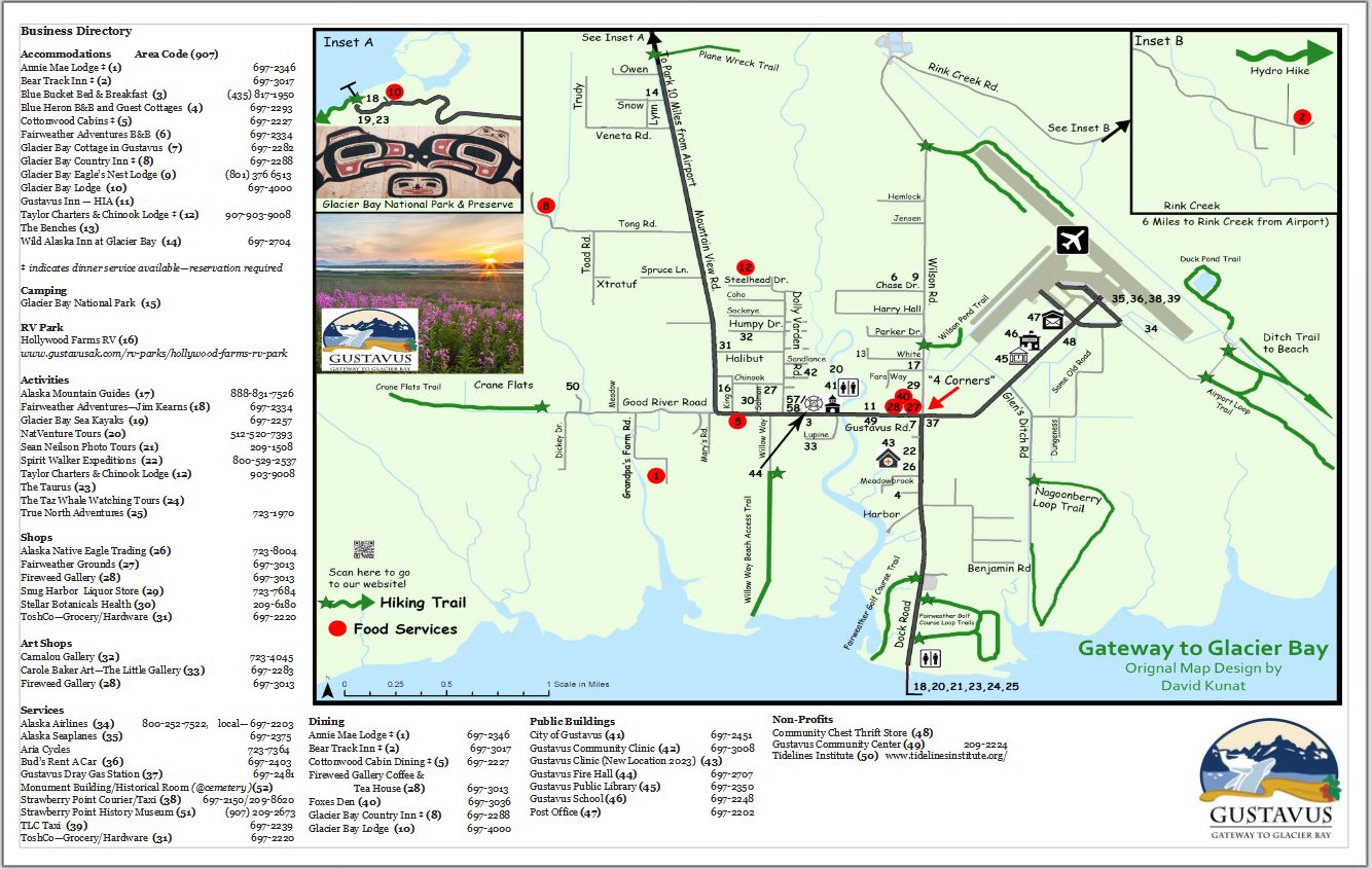 Brochure and Map | Gustavus Visitor Association